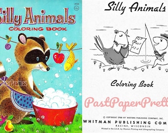 Kitsch Coloring Book - Etsy