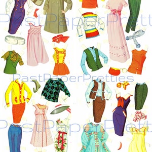 Vintage Movie Star Paper Dolls Patty Duke C. 1964 Printable Instant ...