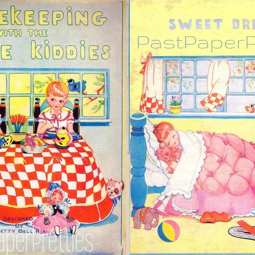 Pdf Instant Digital Vintage Paper Doll Family and Their - Etsy