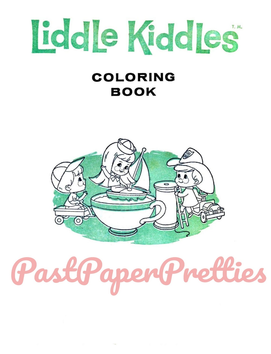 Vintage Printable Coloring Book Liddle Kiddles C. 1966 PDF - Etsy