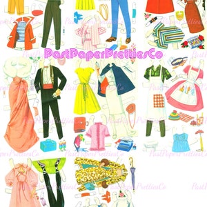 Vintage Paper Dolls Classic Barbie and Ken Cut-outs 1962 TWENTY Page ...
