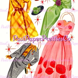 Vintage Movie Star Paper Dolls Donna Reed Doll 1964 Printable PDF ...