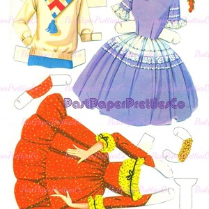 Vintage Paper Dolls Classic Barbie and Ken Cut-outs 1962 TWENTY Page ...