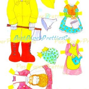 Vintage Paper Dolls the Wizard of Oz 1976 PDF Printable Instant Digital ...