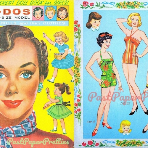 Vintage Paper Dolls Bewitched C. 1965 Printable PDF Instant - Etsy