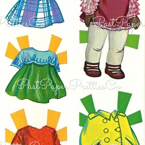 Vintage Paper Dolls Baby Nancy African American Doll C. 1971 Printable ...