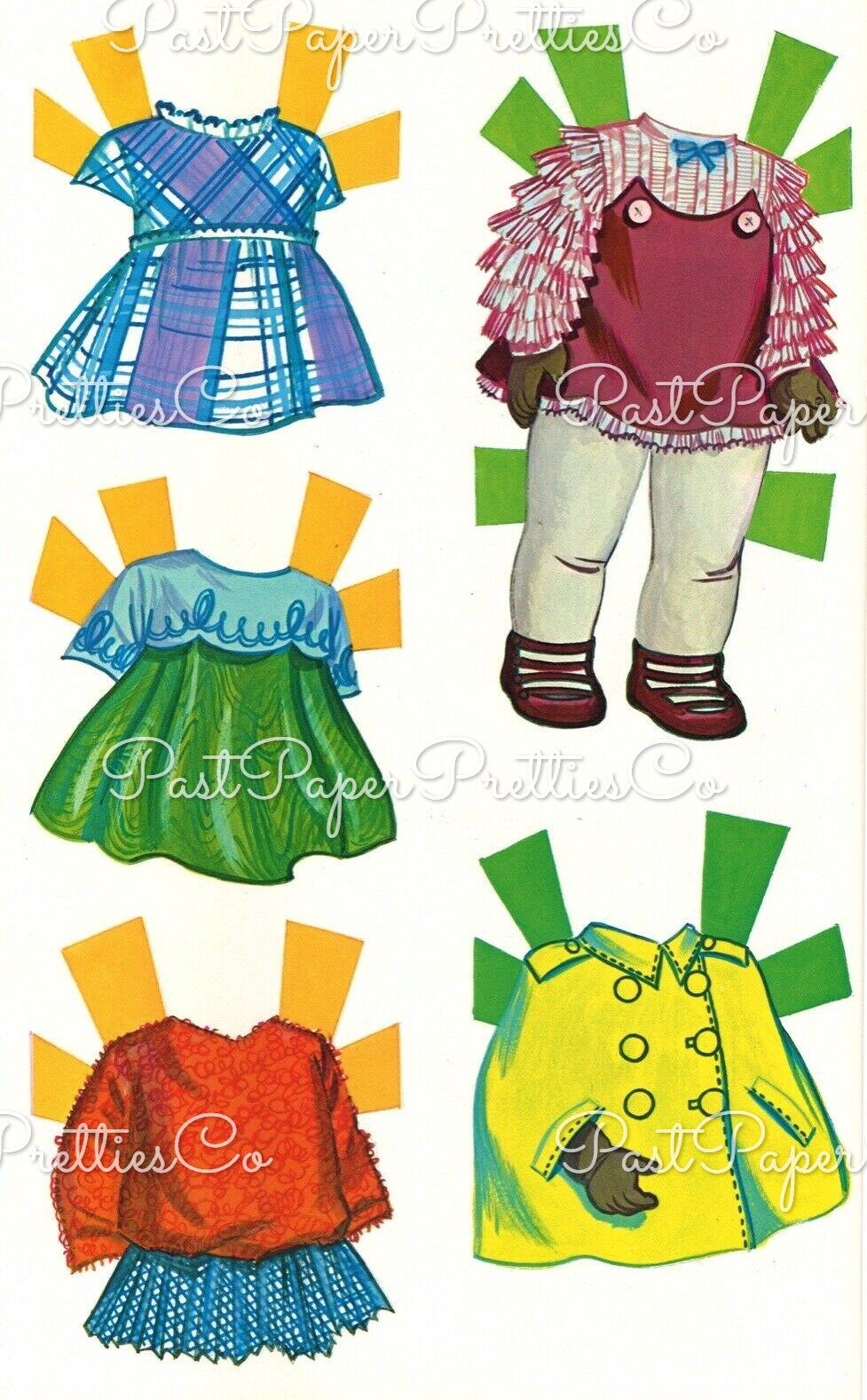 Vintage Paper Dolls Baby Nancy African American Doll C. 1971 Printable ...