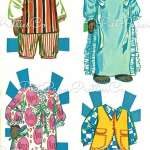Vintage Paper Dolls Baby Nancy African American Doll C. 1971 Printable ...