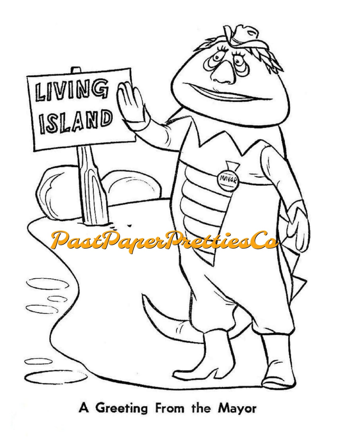 Vintage H.R. Pufnstuf Coloring Book 1970 PDF Instant Digital Download ...