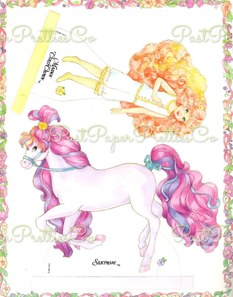 Vintage Paper Dolls Lovely Lady Locks and the Pixietails C. 1987 ...