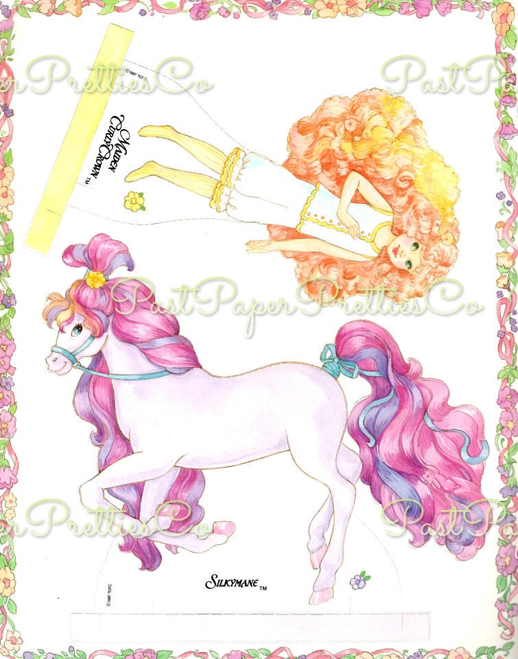 Vintage Paper Dolls Lovely Lady Locks and the Pixietails C. 1987 ...