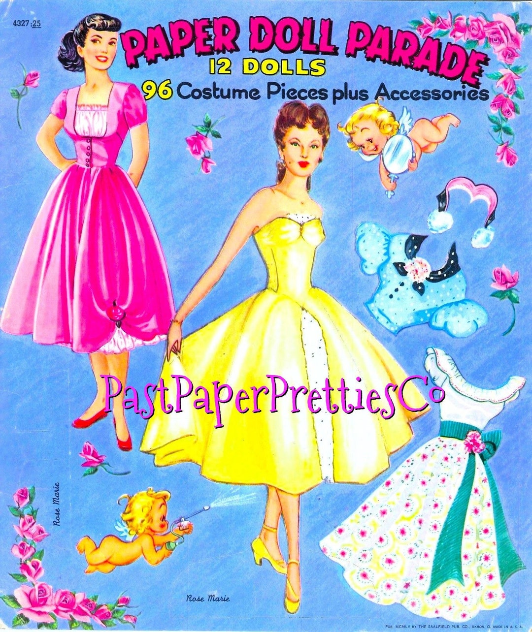 Vintage Paper Dolls Paper Doll Parade 1955 Printable PDF Instant ...