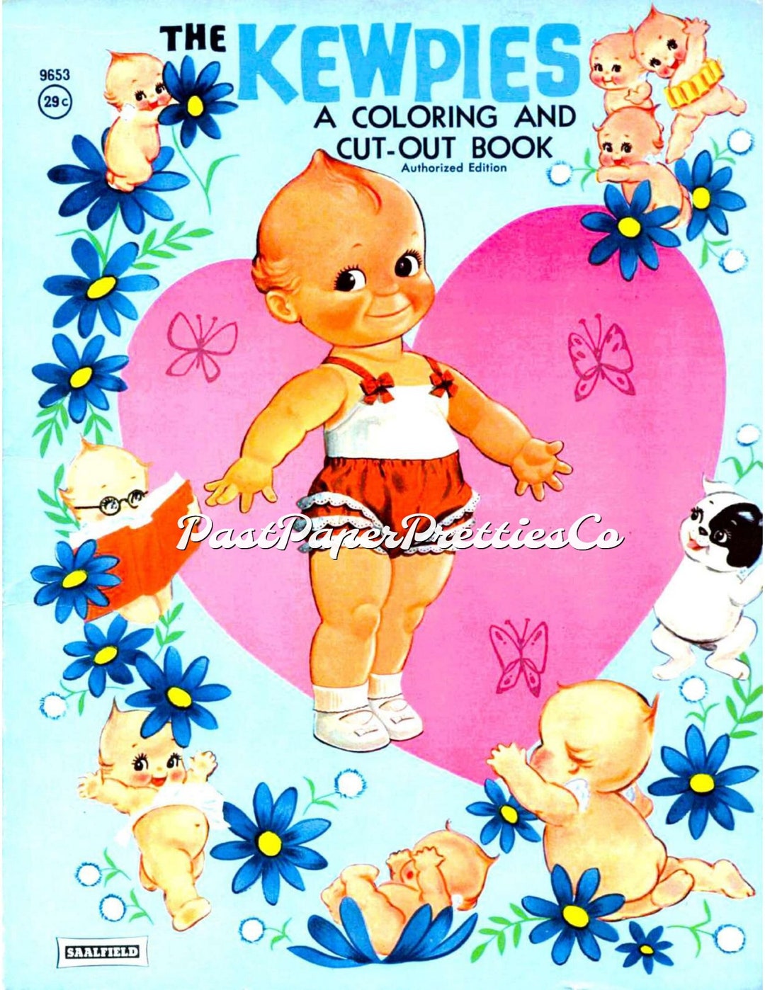 Vintage the Kewpies Coloring and Cut-out Book Printable PDF Instant Digital Download Cutie ...