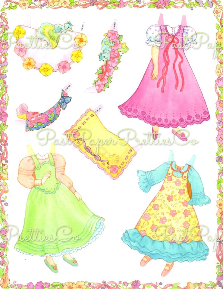 Vintage Paper Dolls Lovely Lady Locks and the Pixietails C. 1987 ...