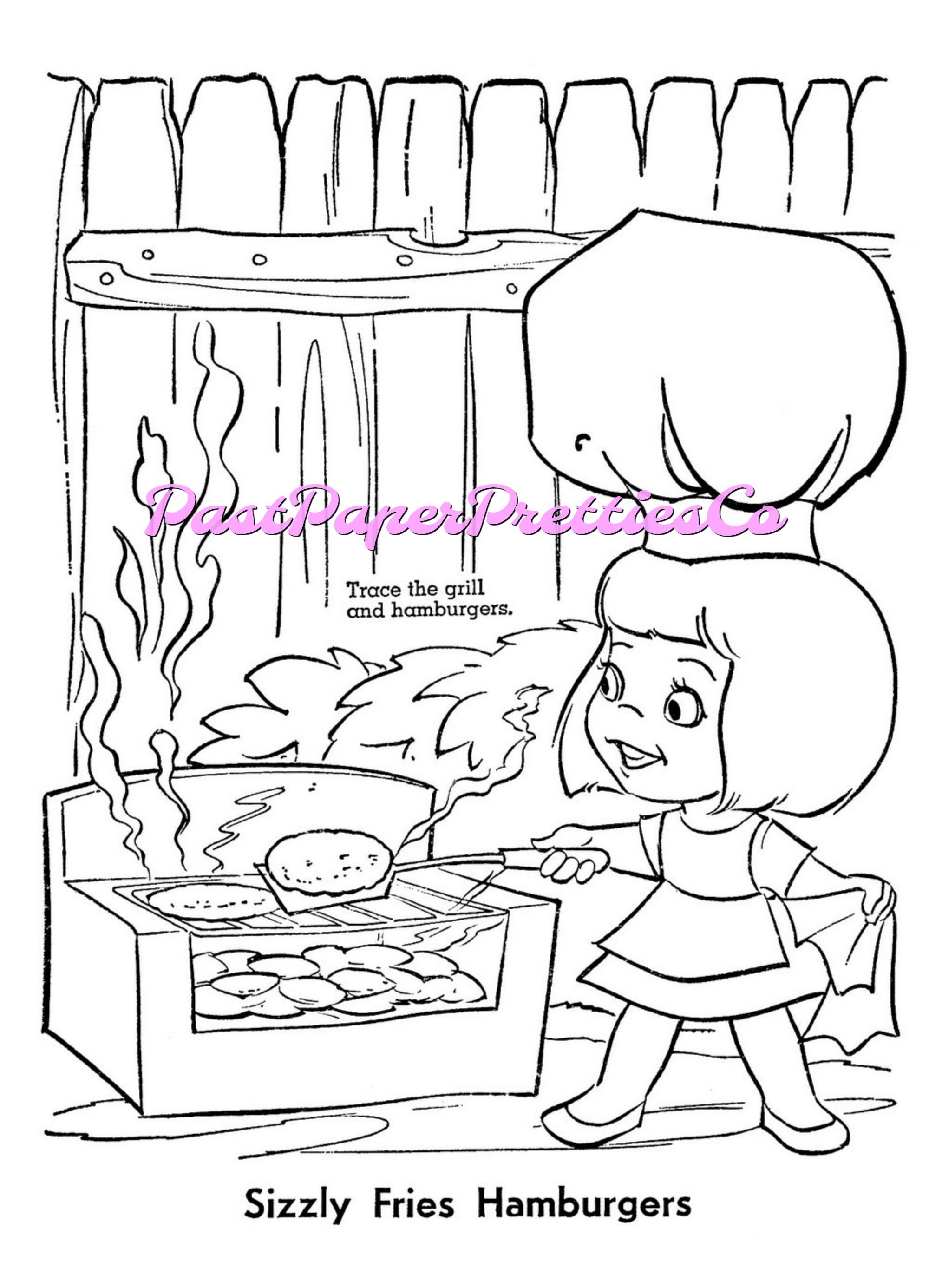 Vintage Printable Coloring Book Liddle Kiddles Trace N Color 1967 PDF ...