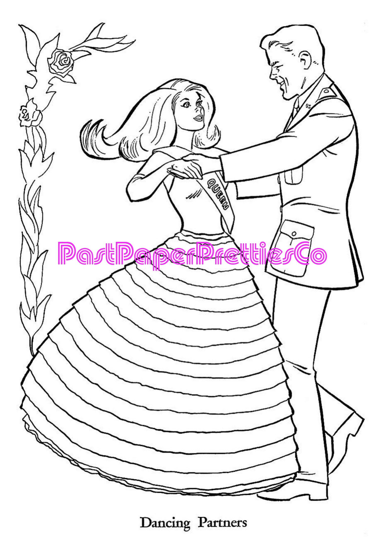 Barbie Diamond Castle Coloring Pages