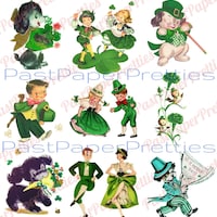 Shamrock Clip Art: St. Patrick's Day PNG Graphics (digital Download) - Etsy