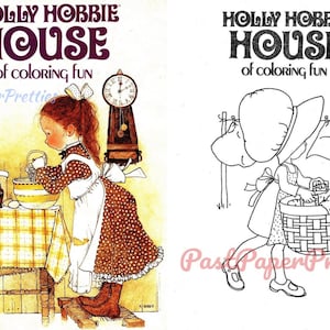 Vintage Printable Coloring Book Pages Holly Hobbie House of Coloring ...