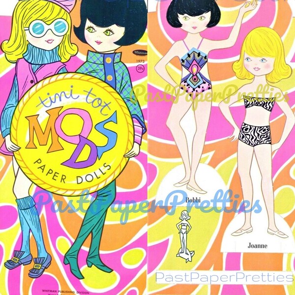 Vintage Paper Dolls - Etsy