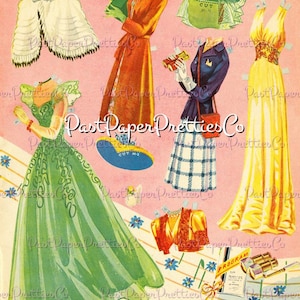 Vintage Musical Ladies Paper Dolls Hour of Charm 1943 Printable PDF ...