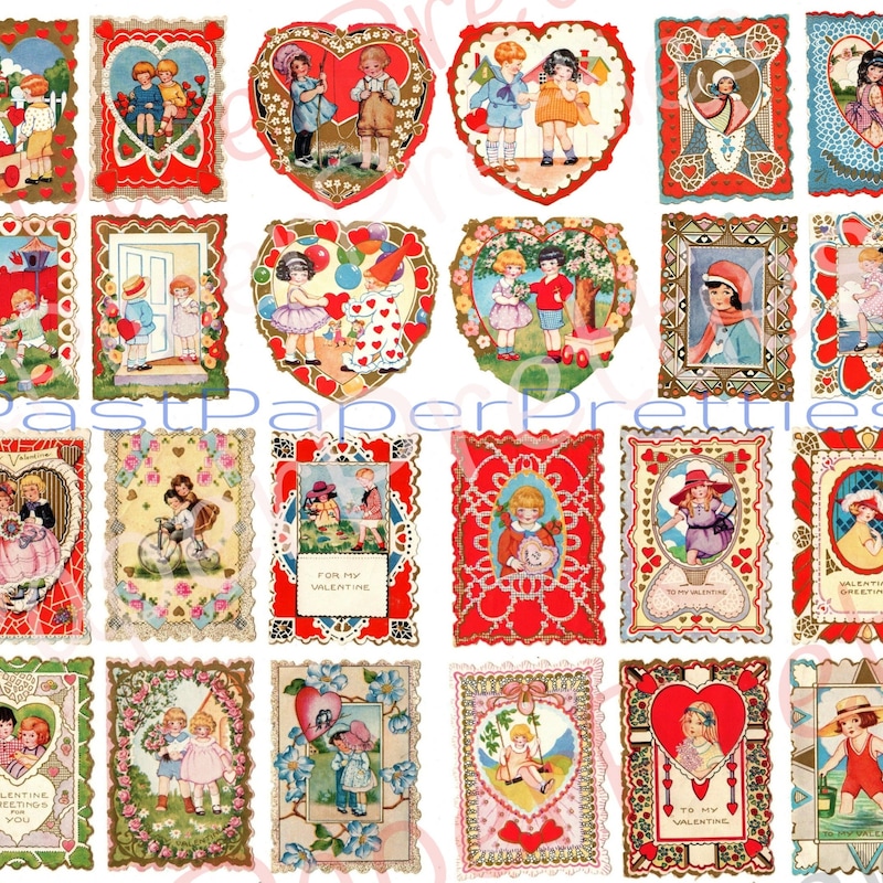 Victorian Valentines - Etsy