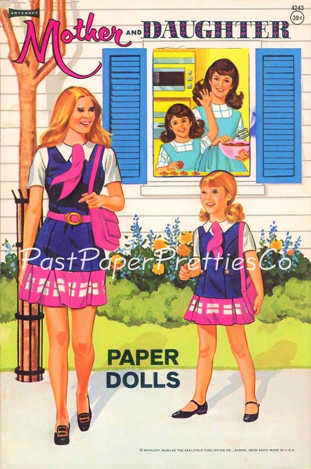 Vintage Paper Dolls Mother and Daughter C. 1963 Printable PDF Instant ...