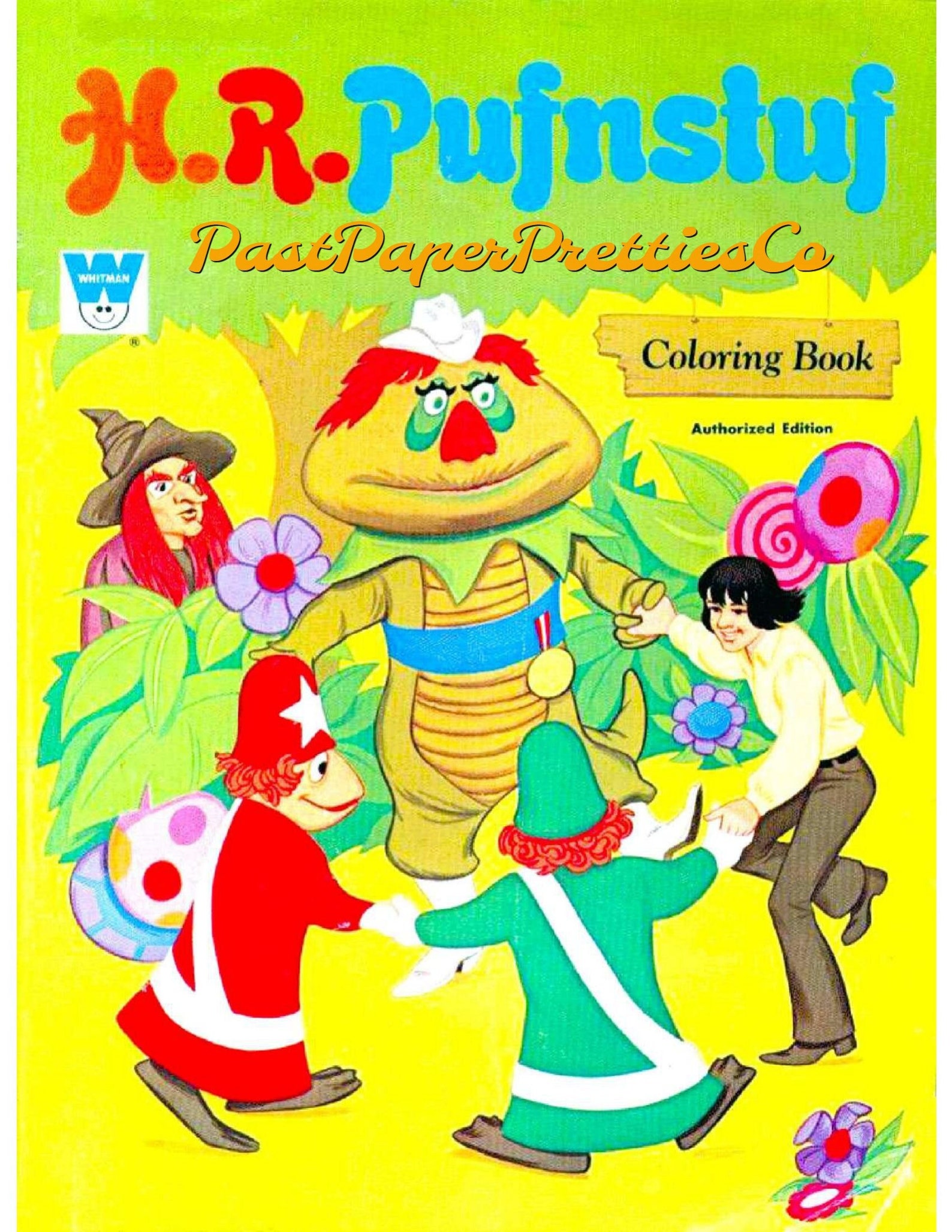 Vintage H.R. Pufnstuf Coloring Book 1970 PDF Instant Digital Download ...
