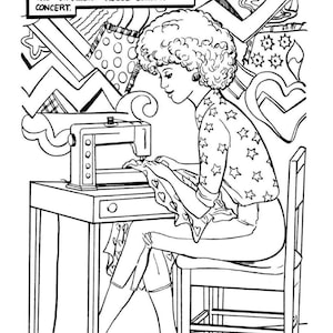 Vintage Jem and the Holograms Coloring Book 1986 Printable PDF Instant ...