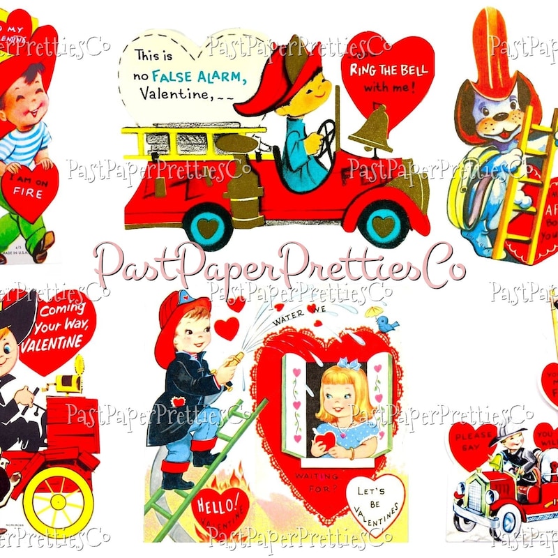 Fireman Valentine - Etsy
