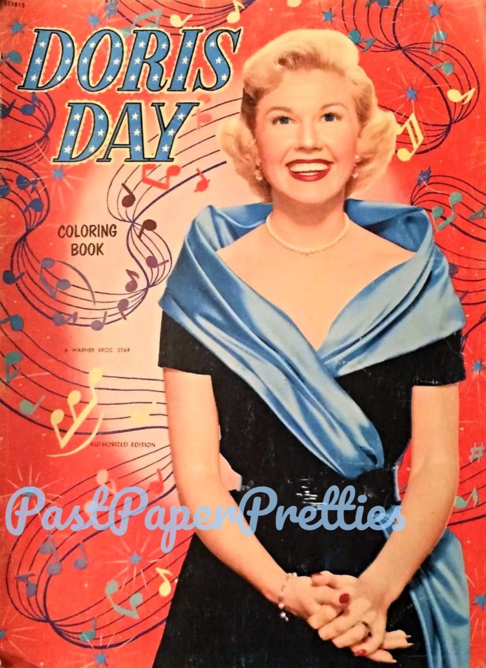 Vintage Printable Doris Day Coloring Book Pages Movie Star 1952 PDF ...