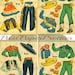 Vintage Paper Dolls Cowboys and Cowgirls C. 1951 Printable PDF Instant ...