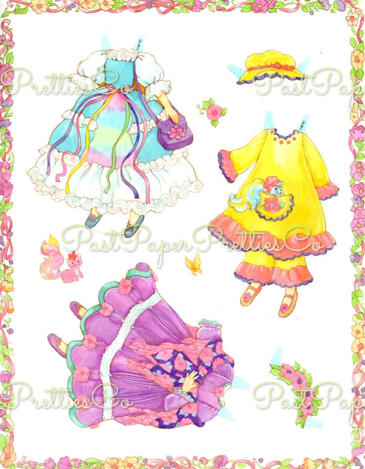 Vintage Paper Dolls Lovely Lady Locks and the Pixietails C. 1987 ...