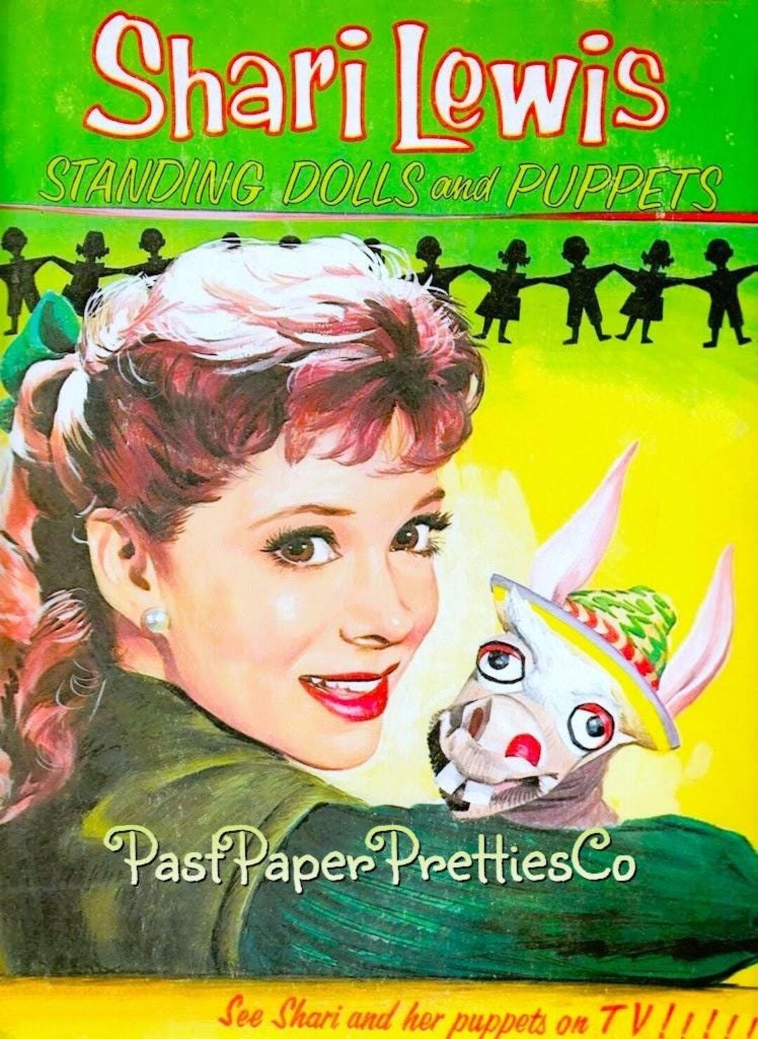 Vintage Paper Dolls Shari Lewis and Lambchop 1958 PDF Printable Instant ...