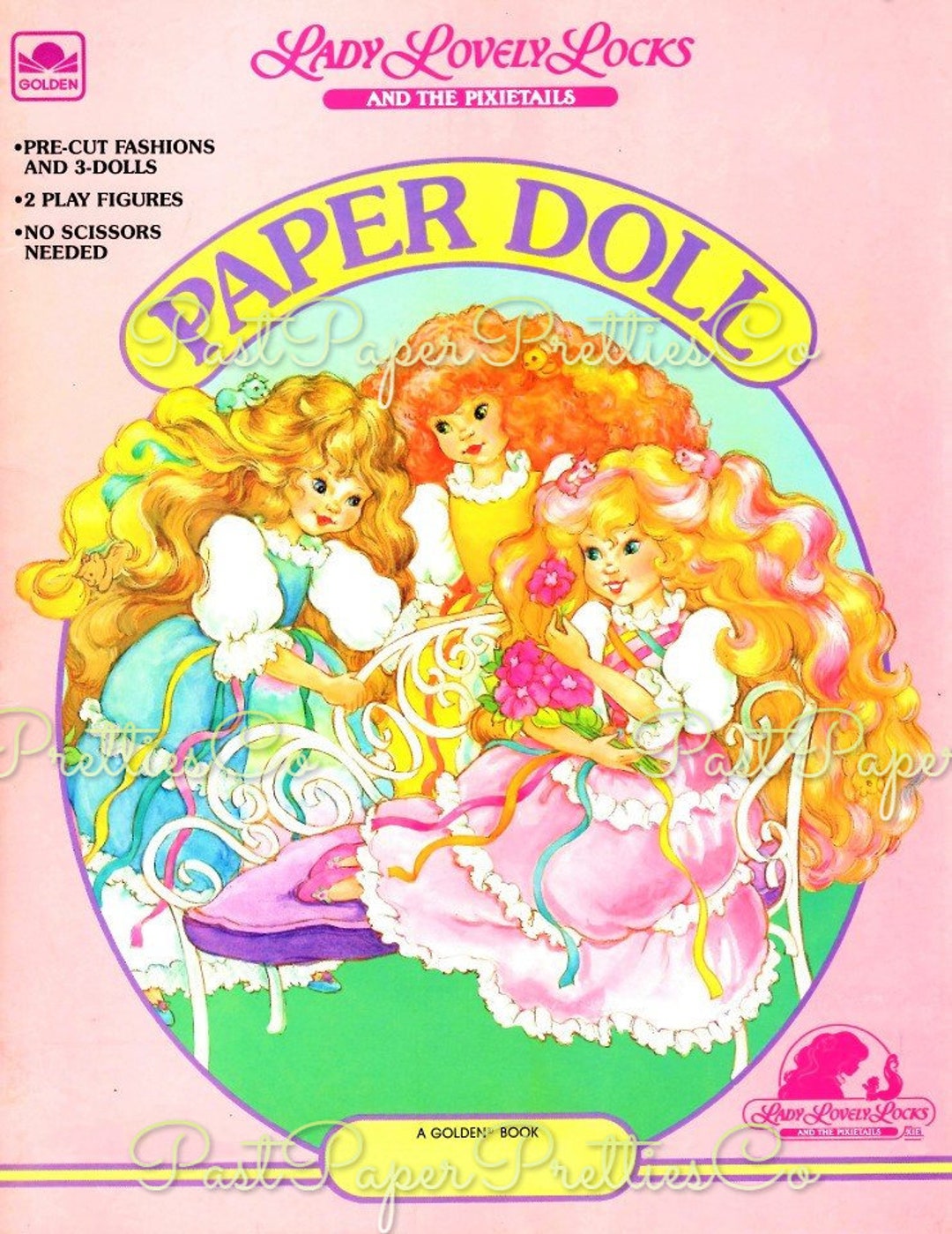Vintage Paper Dolls Lovely Lady Locks and the Pixietails C. 1987 ...