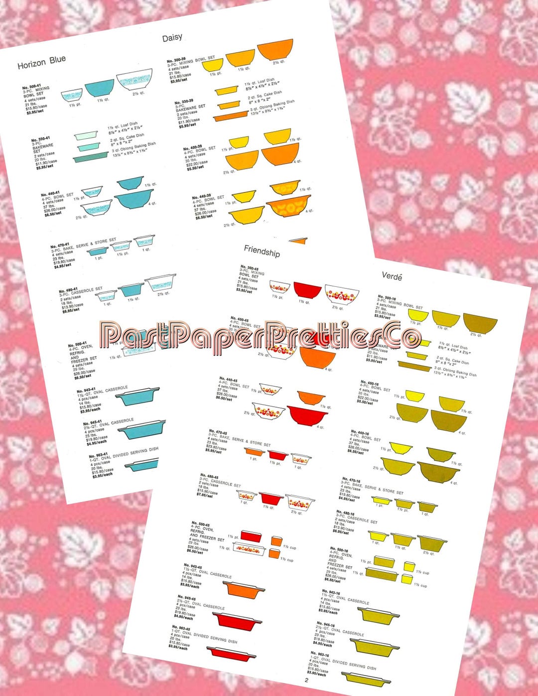 Vintage Retro 70s PYREX Catalogs 1969 1972 Printable Homemaker Sales ...