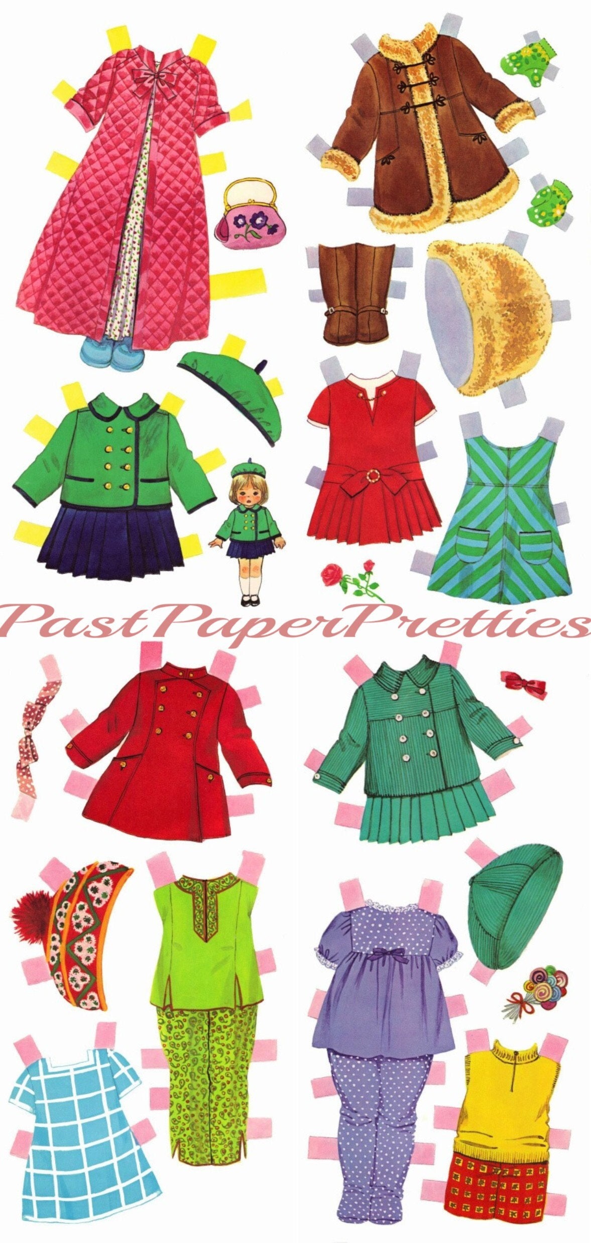 Vintage Paper Dolls My Susie Doll Book C. 1968 Printable PDF Instant ...