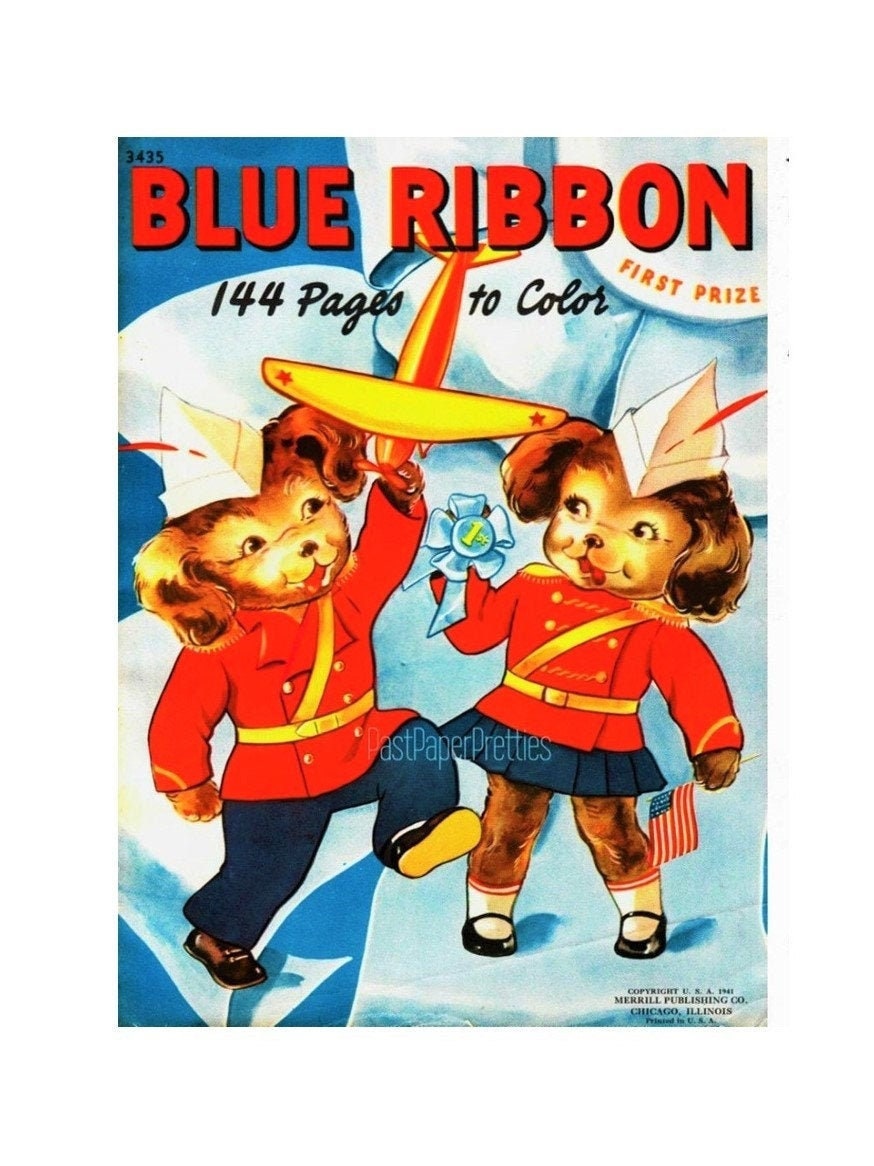 Blue Ribbon Coloring Page