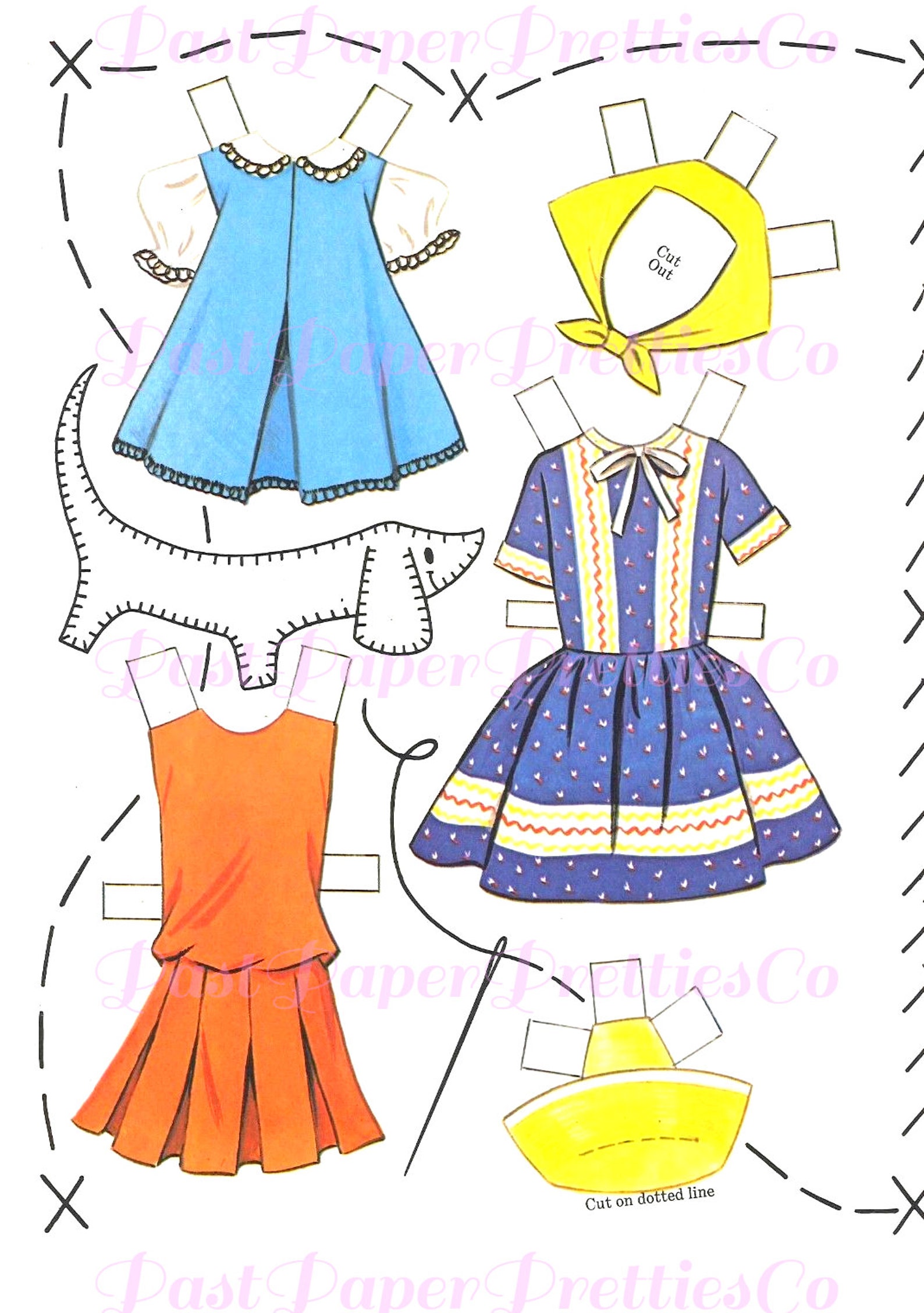 Vintage Betsy Mccall Paper Dolls Set C. 1968 PDF Printable Digital ...