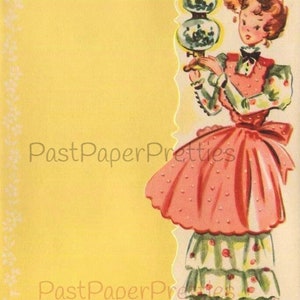 Vintage Pretty Victorian Ladies Printable Stationary Sheets | Etsy