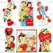 Vintage Outer Space Valentines Rocketship Astronaut Aliens Boys Girls ...