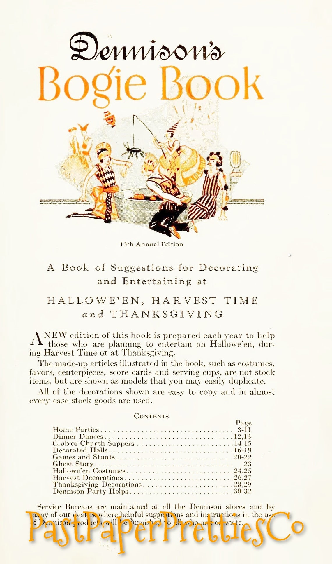 Vintage Dennisons Bogie Book Repro 1925 PDF Instant Digital Download ...