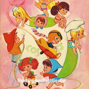 Vintage Liddle Kiddles 9 Paper Dolls Book 1967 Printable PDF Instant ...