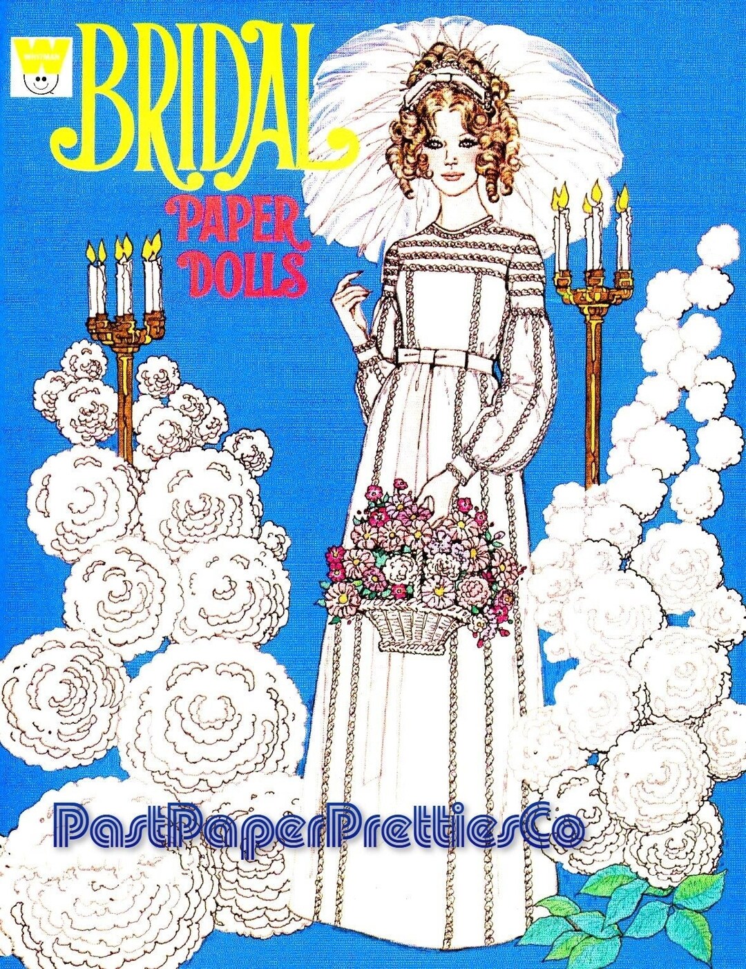 Vintage Bridal Paper Dolls 1971 Printable PDF Instant Digital Download ...