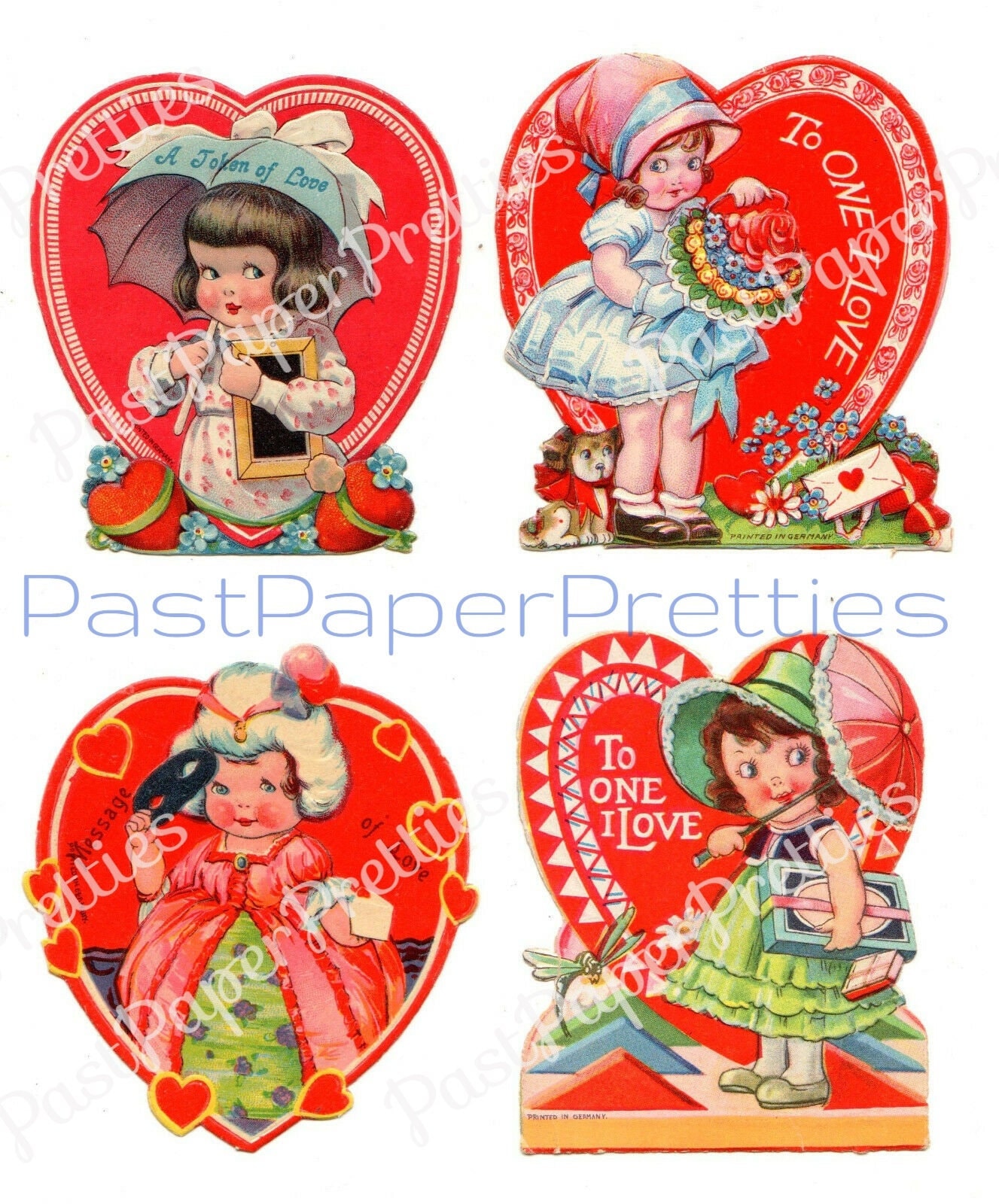 Vintage Printable Valentines Day Cards Old Fashioned Little - Etsy Canada