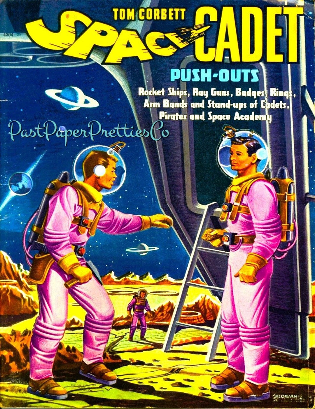 Vintage Printable Sci Fi Paper Dolls Tom Corbett Space Cadet Push Outs ...