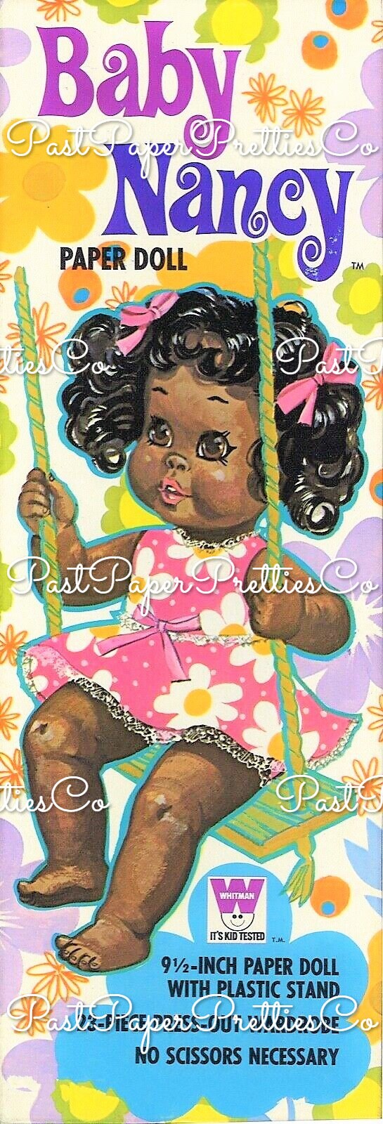 Vintage Paper Dolls Baby Nancy African American Doll C. 1971 Printable ...