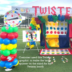 Vintage Printable Retro Twister Board Game Spinner 1966 PDF Instant ...