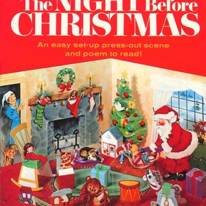 Vintage Printable the Night Before Christmas Cut Out & - Etsy