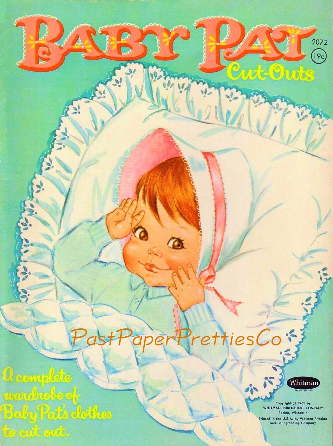 Vintage Paper Dolls Baby Pat Cut-outs C. 1963 Cute Little Redhaired ...