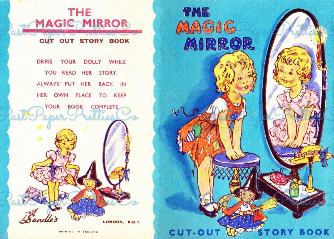 Vintage Paper Dolls the Magic Mirror C. 1950s PDF Printable Instant ...